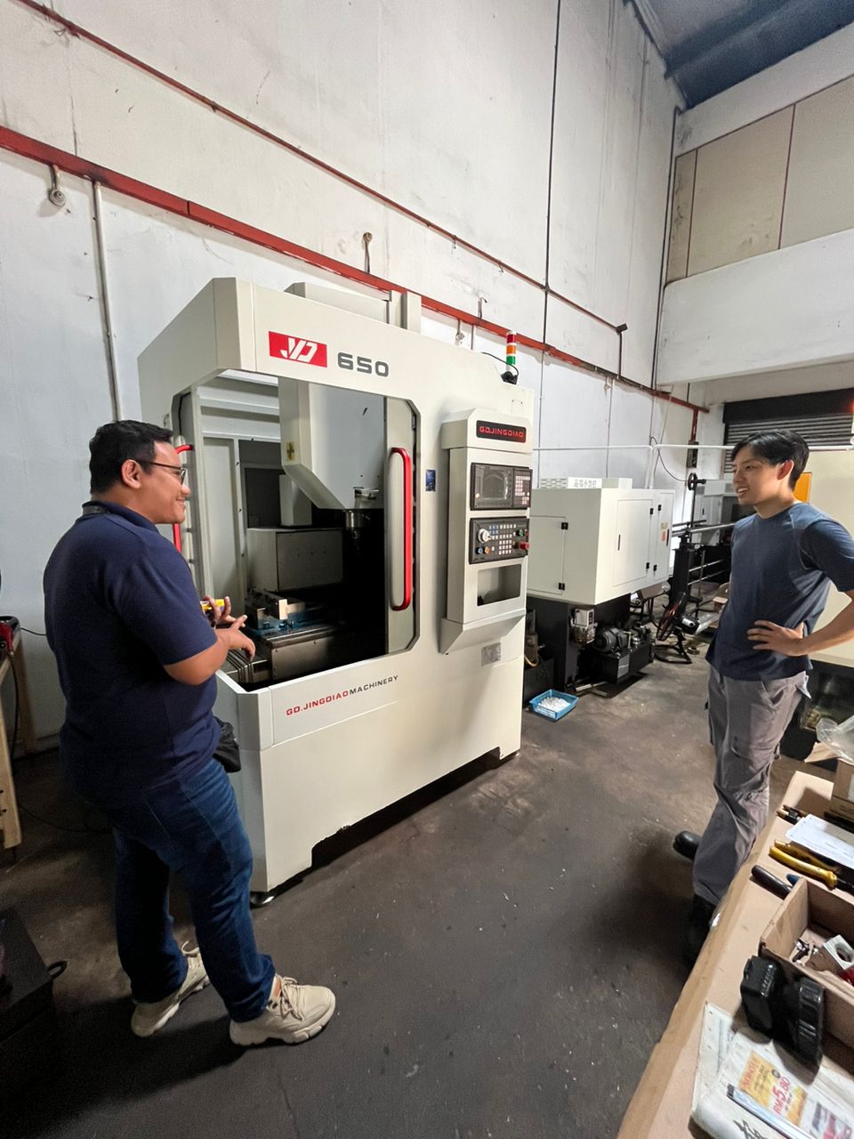 Technical Staff Visits CNC Machine Supplier in Penang - Engineering